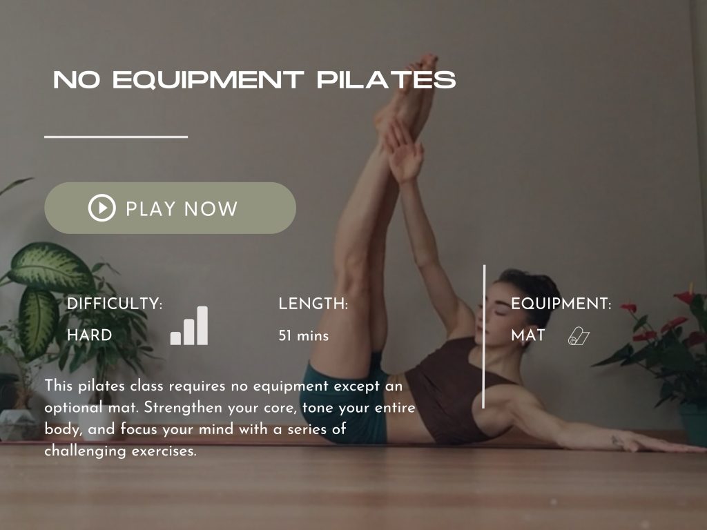 No Equipment Pilates – Bodhicore