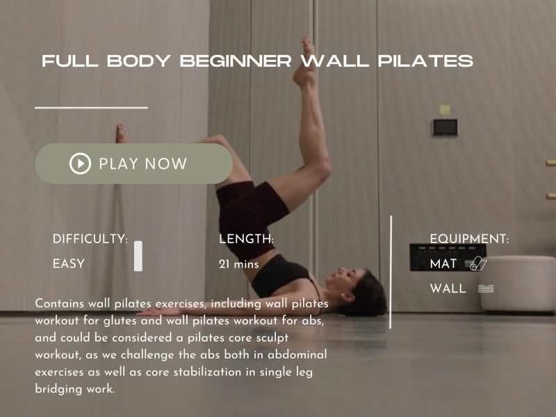 Full Body Beginner Wall Pilates – Bodhicore