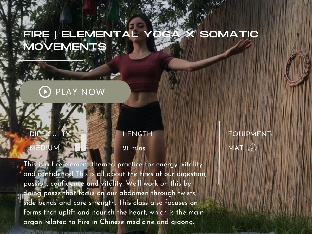 FIRE | Elemental Yoga x Somatic Movements – Bodhicore