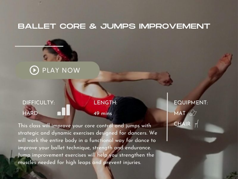 Ballet Core & Jumps Improvement – Bodhicore