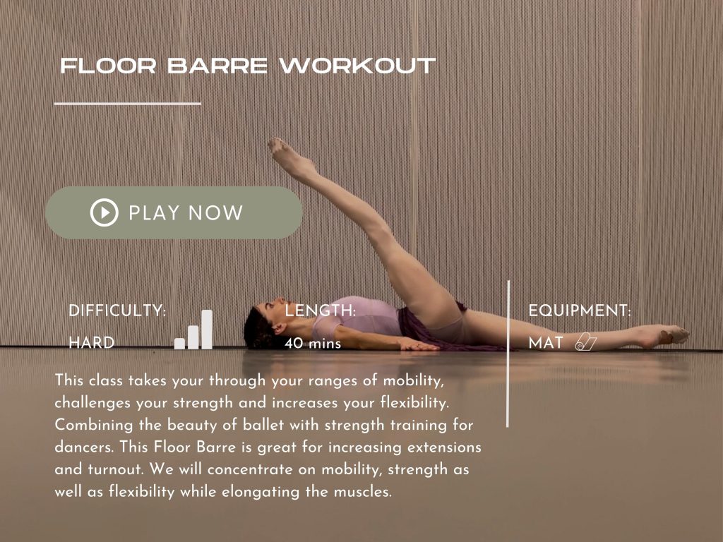 Floor Barre Workout – Bodhicore