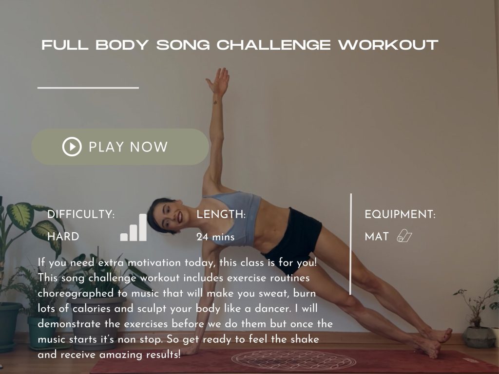 Full Body Song Challenge Workout – Bodhicore