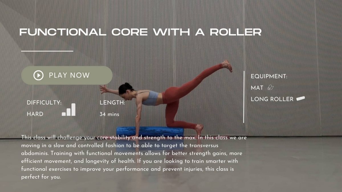 Functional Roller Workout for Deep Core & Back Strength – Bodhicore
