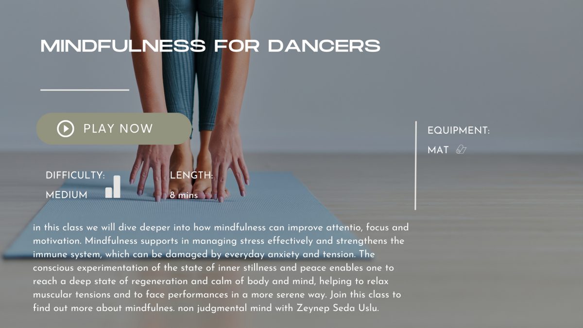Mindfulness for Dancers – Bodhicore