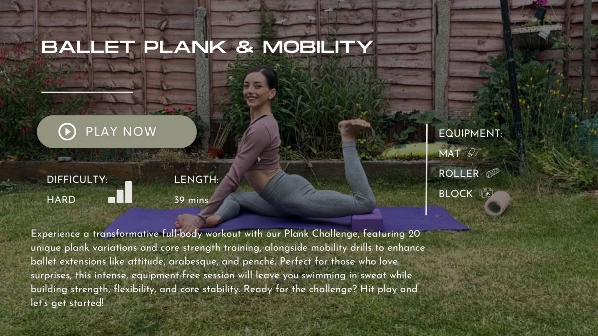 Ballet Plank & Mobility – Bodhicore