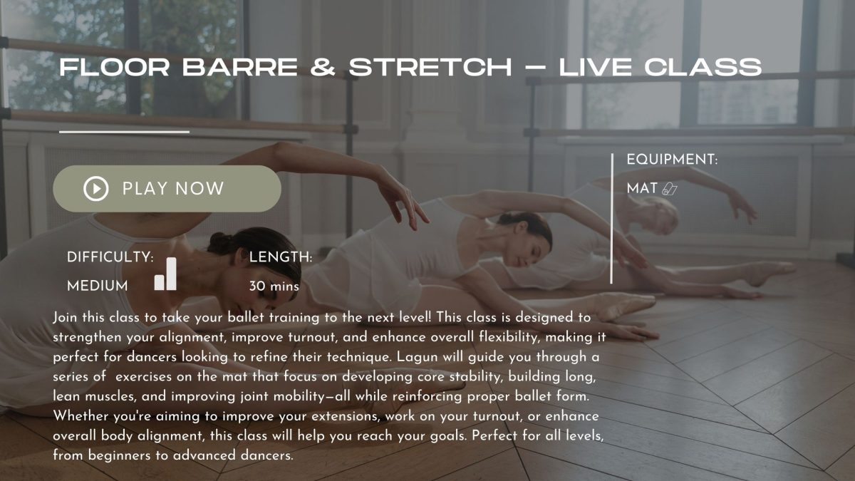 Floor Barre & Stretch Class – Bodhicore