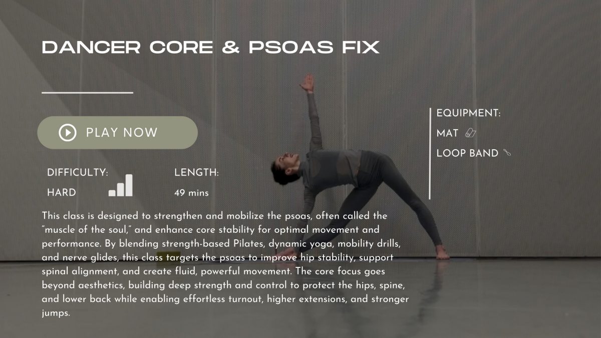 Dancer Core & Psoas Fix – Bodhicore