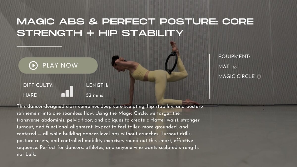 Magic Abs & Perfect Posture: Core Strength + Hip Stability – Bodhicore