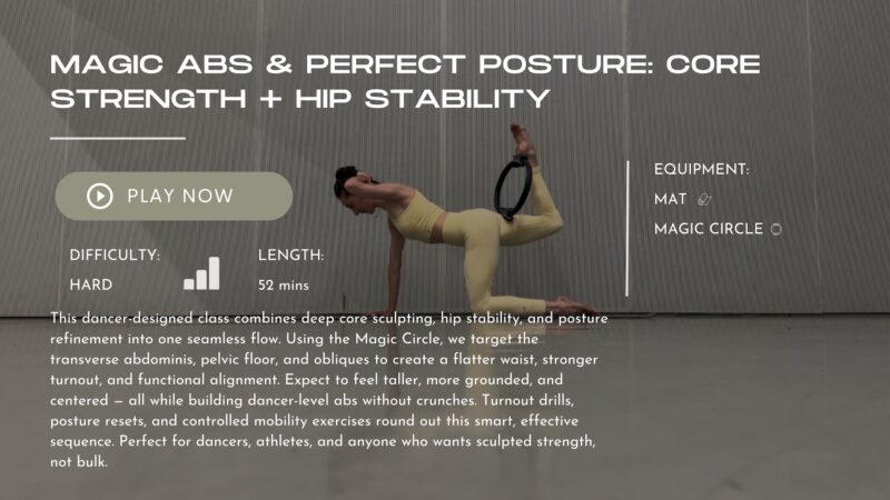 Magic Abs & Perfect Posture: Core Strength + Hip Stability – Bodhicore