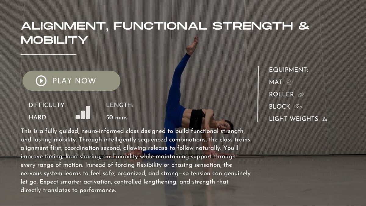 Alignment, Functional Strenght & Mobility – Bodhicore