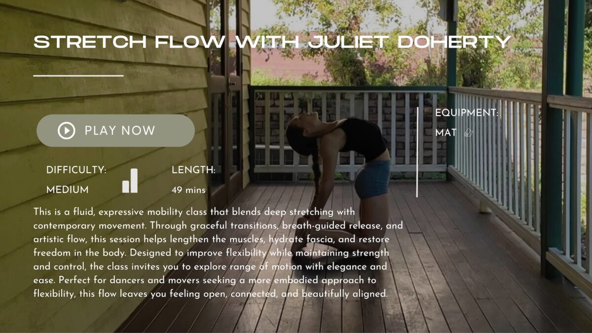 Stretch Class With Juliet Doherty – Bodhicore